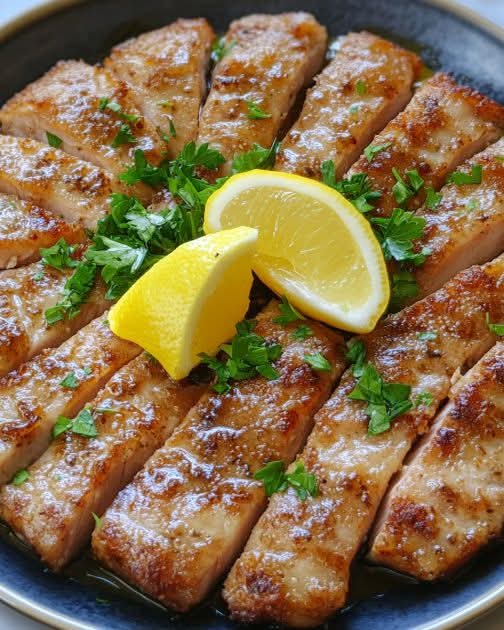 Golden Herb-Crusted Pork Fillets - Delicious Bites
