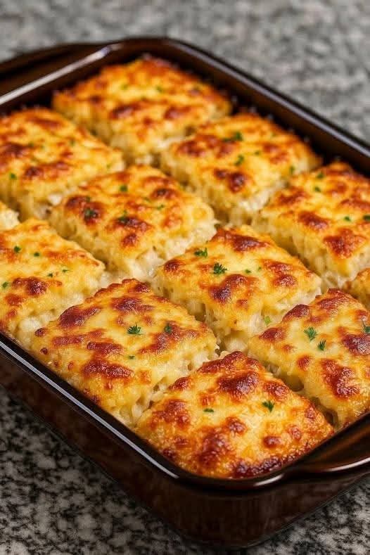 Golden Baked Macaroni & Cheese Squares Recipe - Delicious Bites
