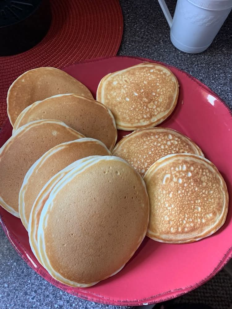These are absolutely the best home made pancakes we have ever eaten ...